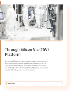 Through Silicon Via (TSV) Platform | Atomica